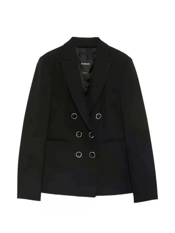 Pinko Alexia Double-breasted Blazer - Black
