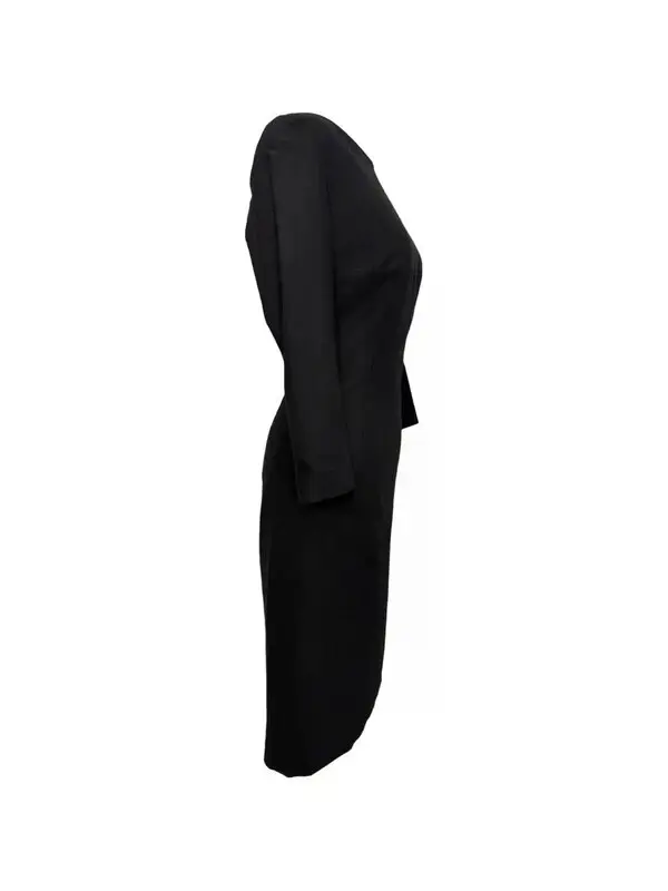 JOSEPH Boat-neck Midi Dress