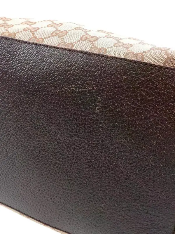 Gucci 2000s Gg Supreme Web-stripe Tote Bag