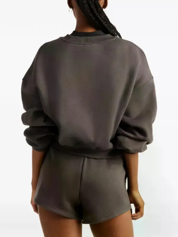 NEW BALANCE Trackside Fleece Crew Sweatshirt - Grey