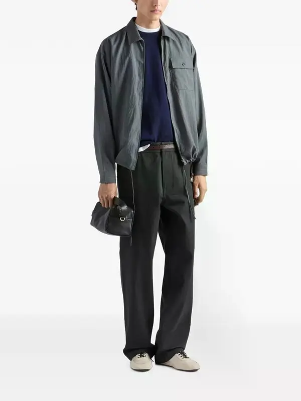 Prada Cotton Crew-neck Sweater