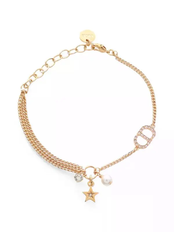 Dior 2020s Petit Cd Star Bracelet - Gold