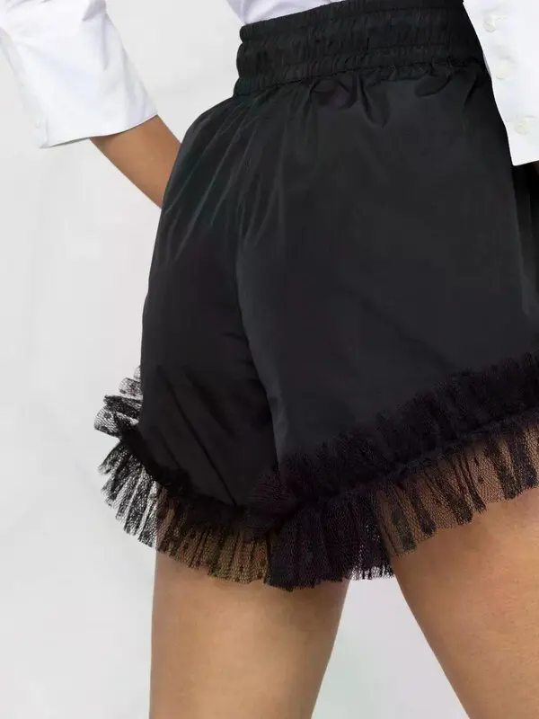 Red Valentino Ruffle-trim Shorts