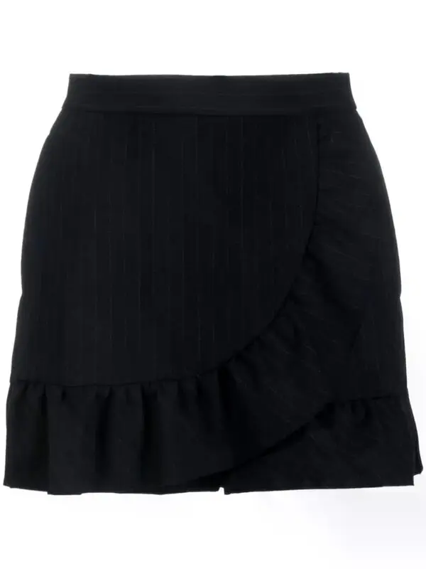 Red Valentino Ruffle-detail High-waisted Shorts