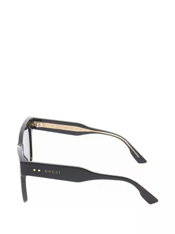 Gucci Cat-eye Frame Sunglasses With Logo Print