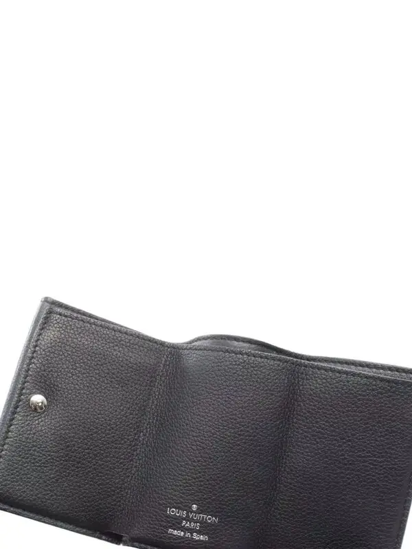LOUIS VUITTON 2000s Lockmini Trifold Leather Wallet