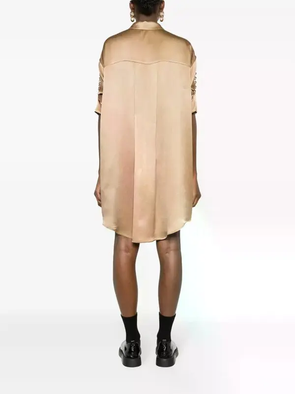 Loewe Chain-link Silk Midi Shirtdress