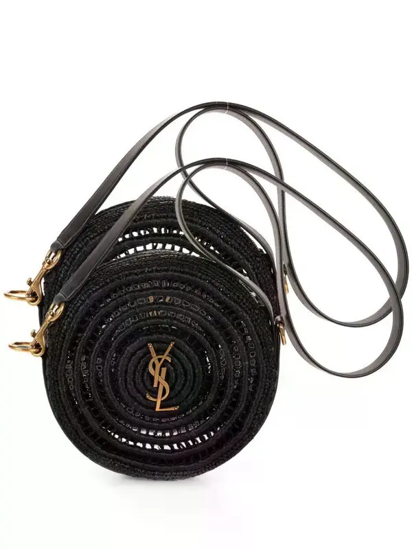 Saint Laurent Loulou Round Crossbody Bag - Black