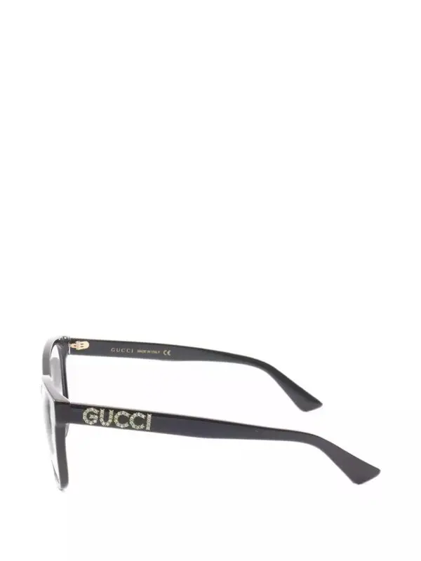 Gucci 2020s Crystal-embellished Cat-eye Glasses