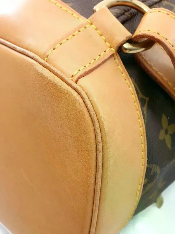 LOUIS VUITTON 1996 Gm Montsouris Monogram Canvas Backpack - Brown