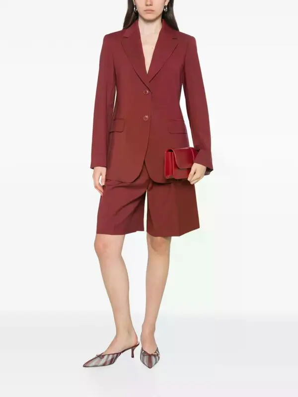 Max Mara Belted Pleated Tailored Shorts