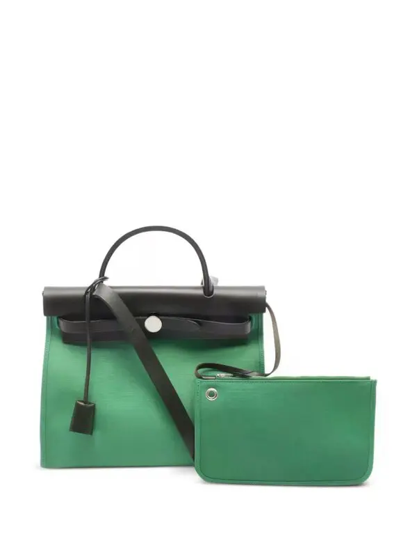 Hermès 2017 Pm Herbag Zip Handbag - Green
