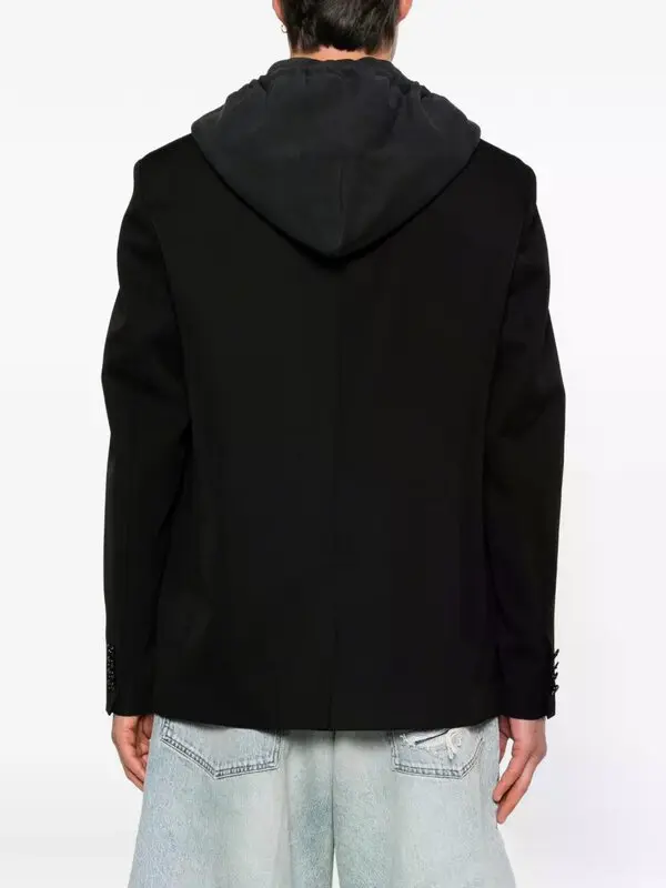 Balenciaga Graphic-print Layered Jacket