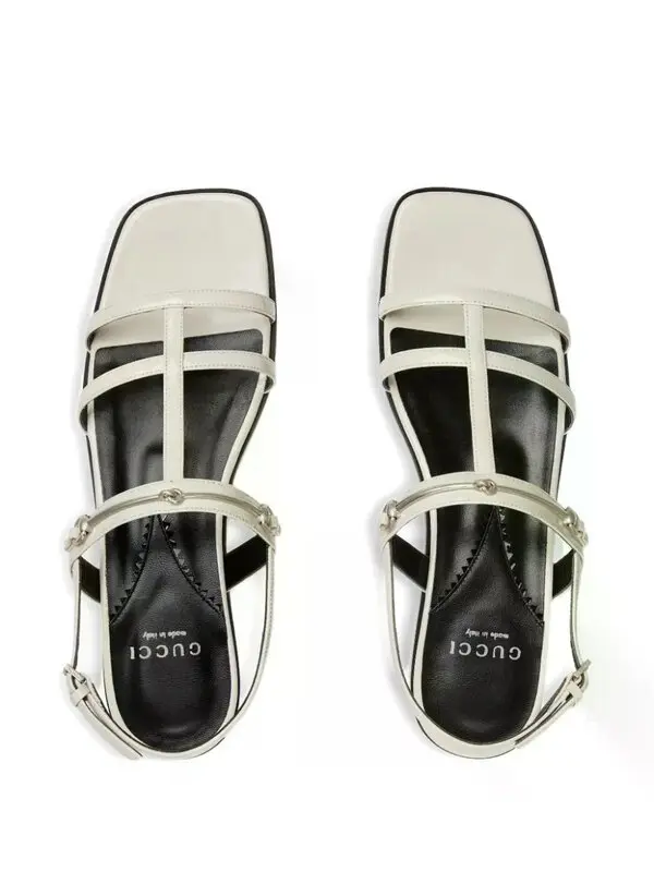 Gucci Horsebit-detail Leather Sandals