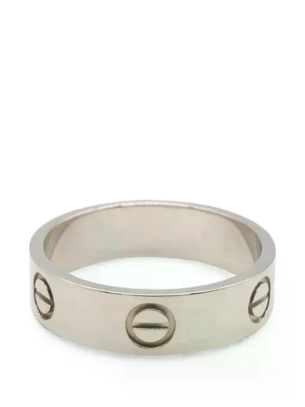 Cartier Love Ring In White Gold