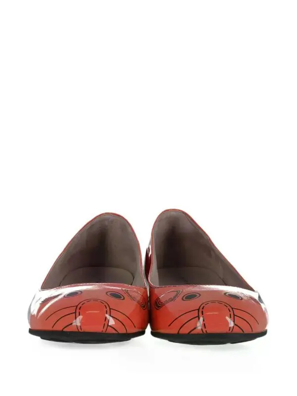 Marc Jacobs Mouse Print Ballet Flats