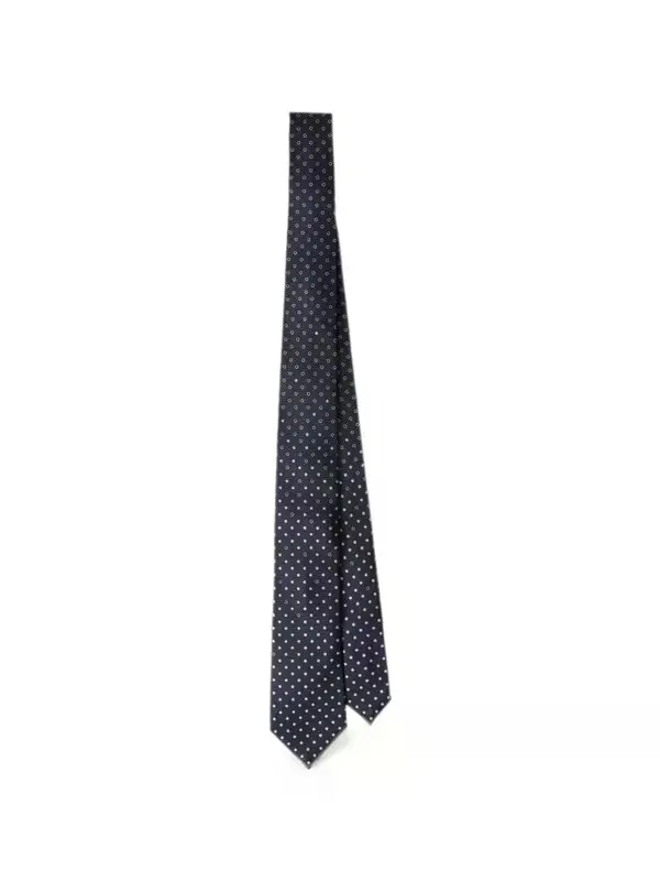 Prada Silk Tie - Blue
