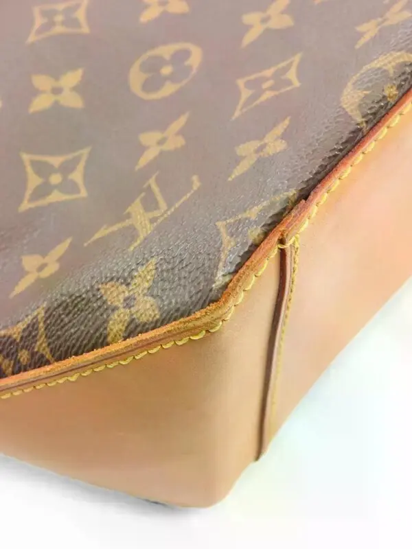 LOUIS VUITTON 2001 Monogram Cabas Piano Shoulder Bag - Brown