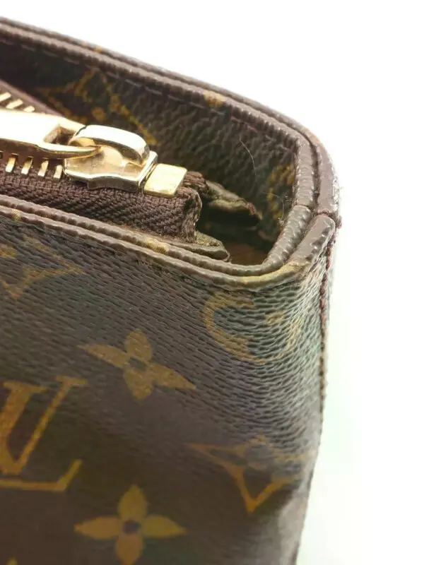 LOUIS VUITTON 2001 Monogram Cabas Piano Shoulder Bag - Brown