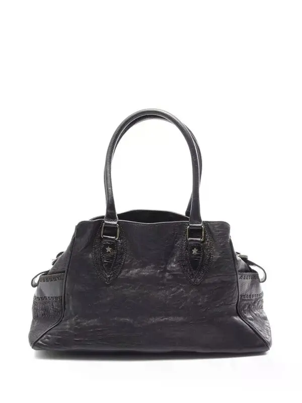 Fendi 2000s Etonico Zucca Handbag - Black