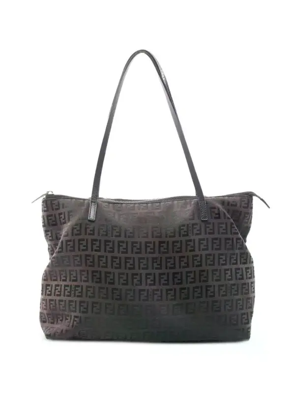 Fendi 2000s Zucchino Tote Bag - Brown