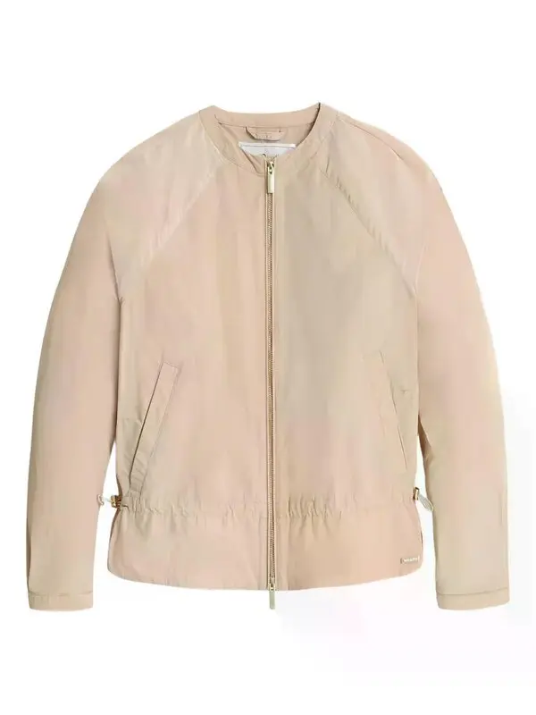 Woolrich Zip Bomber Jacket - Neutrals