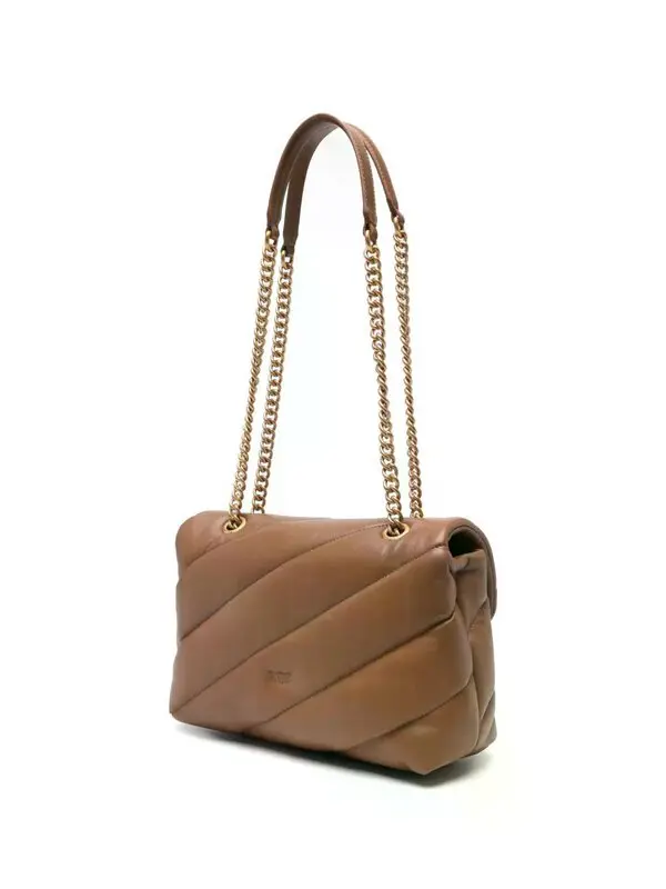 Pinko Love Birds Quilted Shoulder Bag