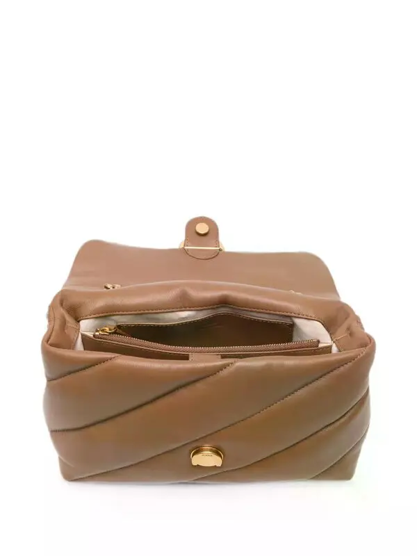 Pinko Love Birds Quilted Shoulder Bag