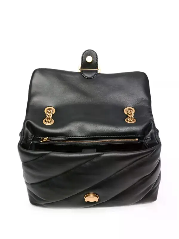 Pinko Love Birds Quilted Shoulder Bag