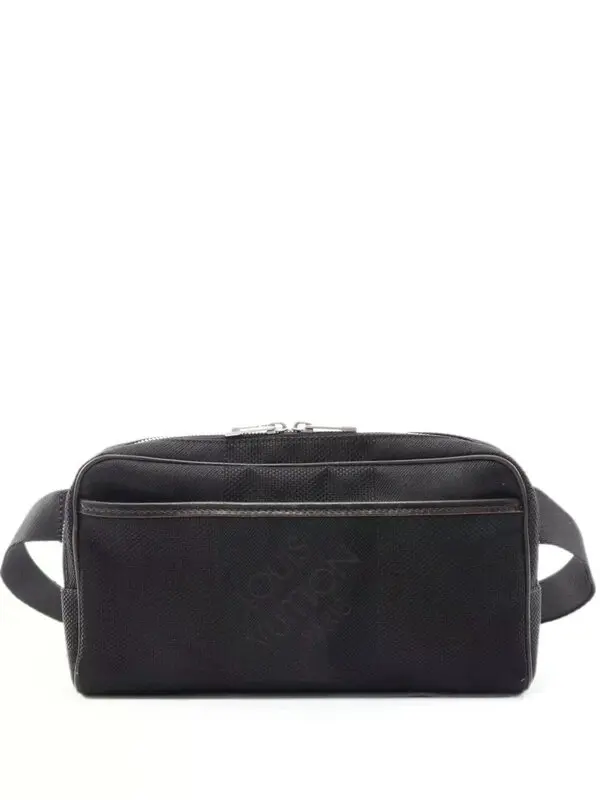 LOUIS VUITTON 2010 Damier Geant Acrobate Belt Bag - Black