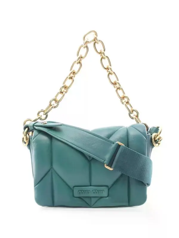 Miu Miu 2010s Trapuntata Quilted Shoulder Bag