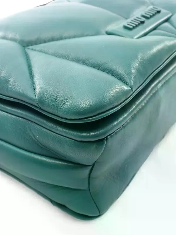 Miu Miu 2010s Trapuntata Quilted Shoulder Bag