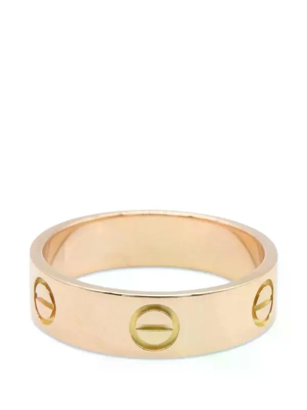 Cartier 18k Rose Gold Love Ring - Pink