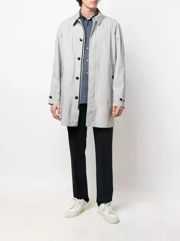 Woolrich Oversized Shirt Coat - Grey
