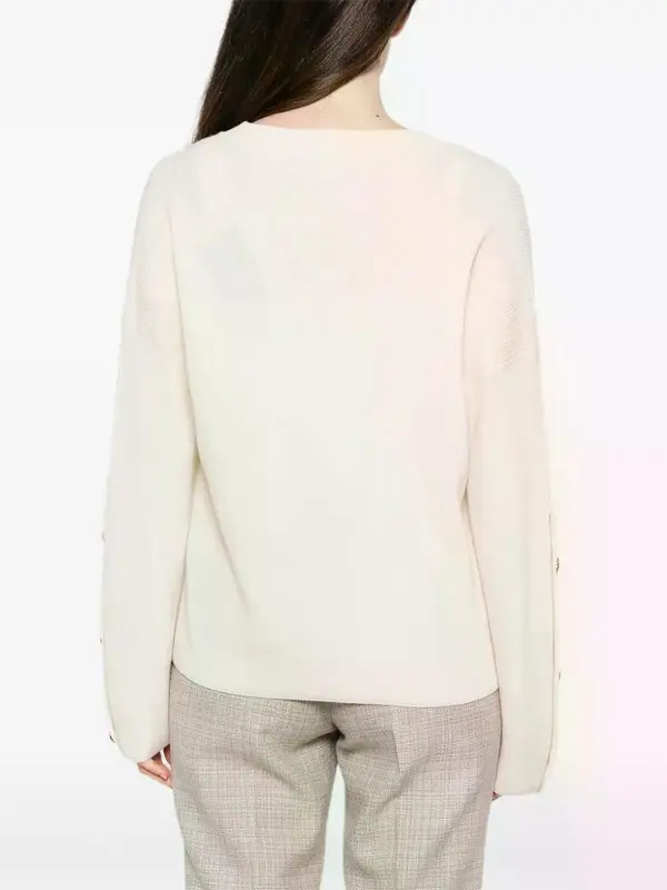 Agnona Long-sleeve V-neck Sweater