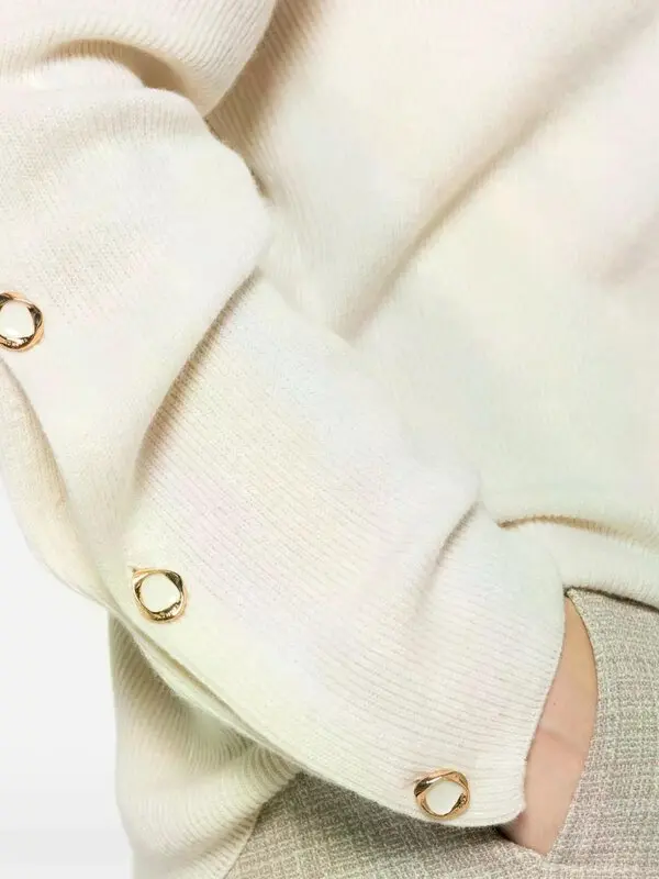 Agnona Long-sleeve V-neck Sweater