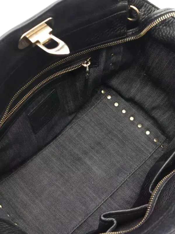 Valentino Garavani 2000s Rockstud Two-way Denim Handbag