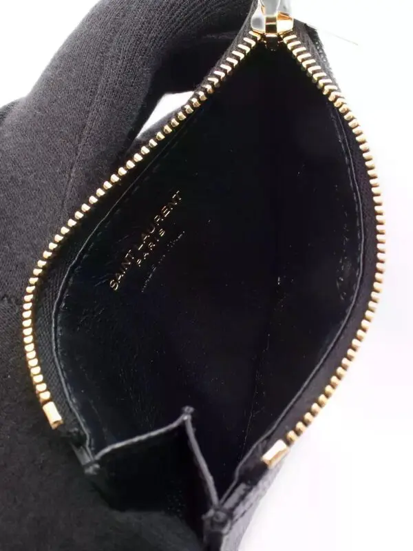Saint Laurent 2020s Zip-up Card Case