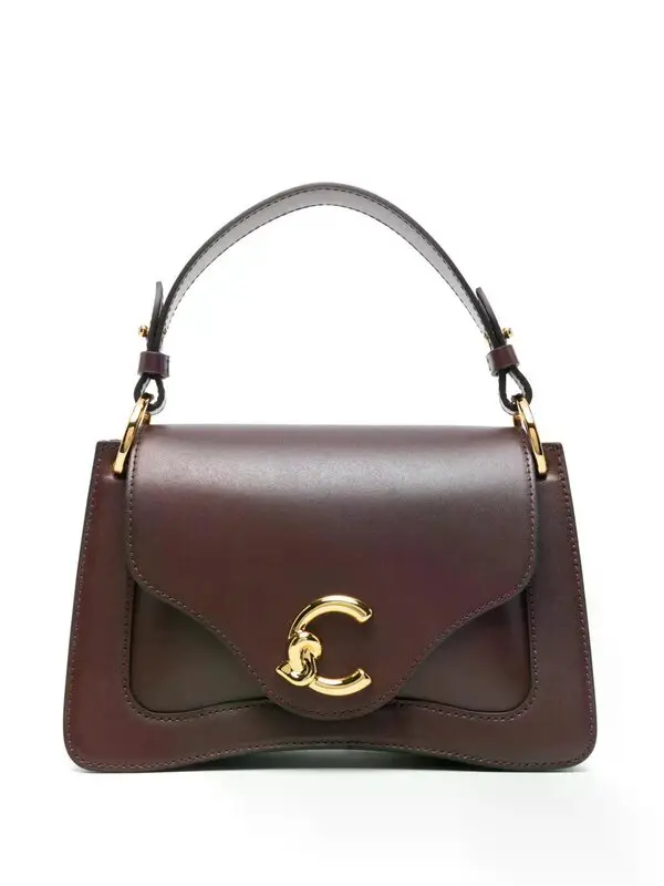 COCCINELLE Logo-plaque Leather Tote Bag - Brown