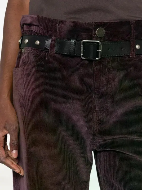 Pinko Corduroy Wide-leg Trousers