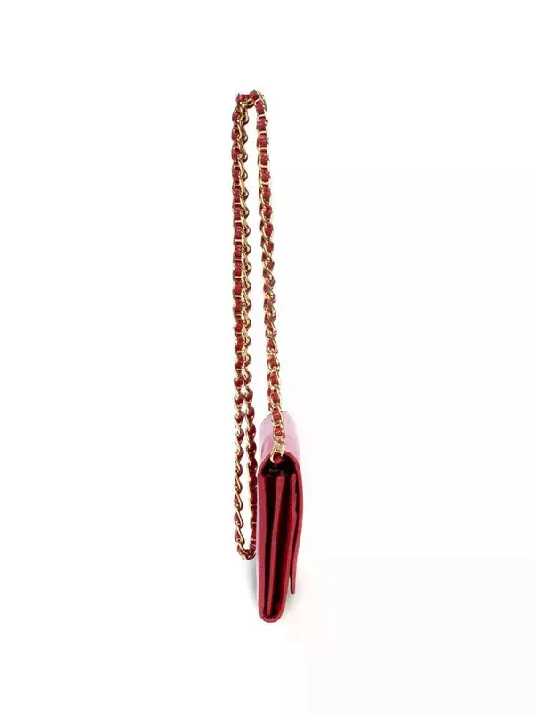 Prada Saffiano Leather Wallet On Chain