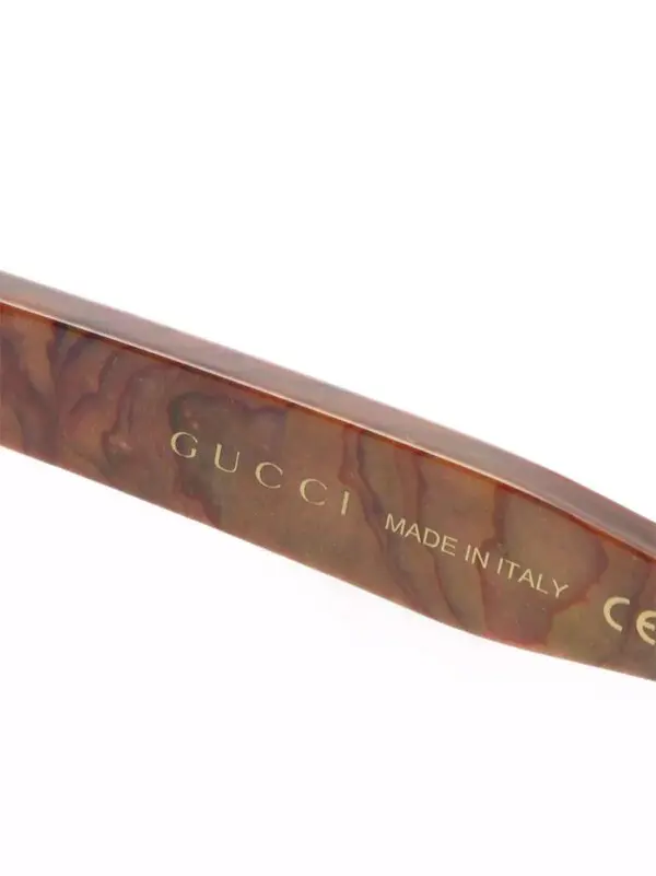 Gucci Geometric Frame Eyeglasses