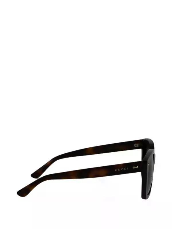 Gucci Tortoise-shell Rectangle Sunglasses