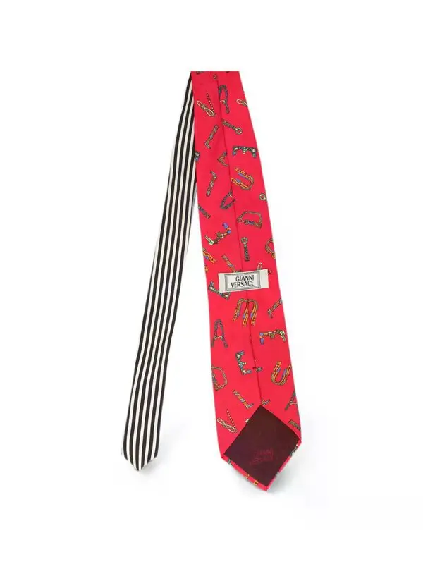 Versace Graphic-print Tie