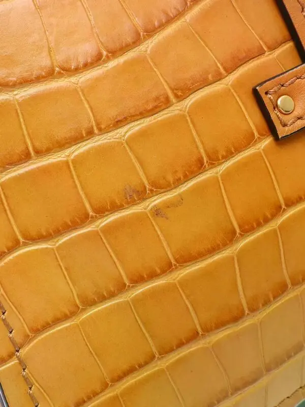 Chloé 2010s Aby Croc-embossed Handbag