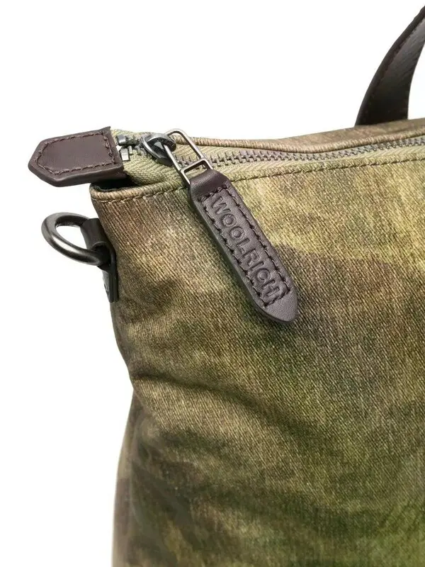 Woolrich Camou Logo-patch Tote Bag