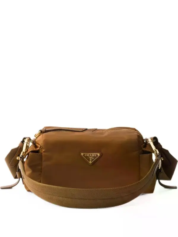 Prada Explore Small Re-nylon And Leather Shoulder Bag