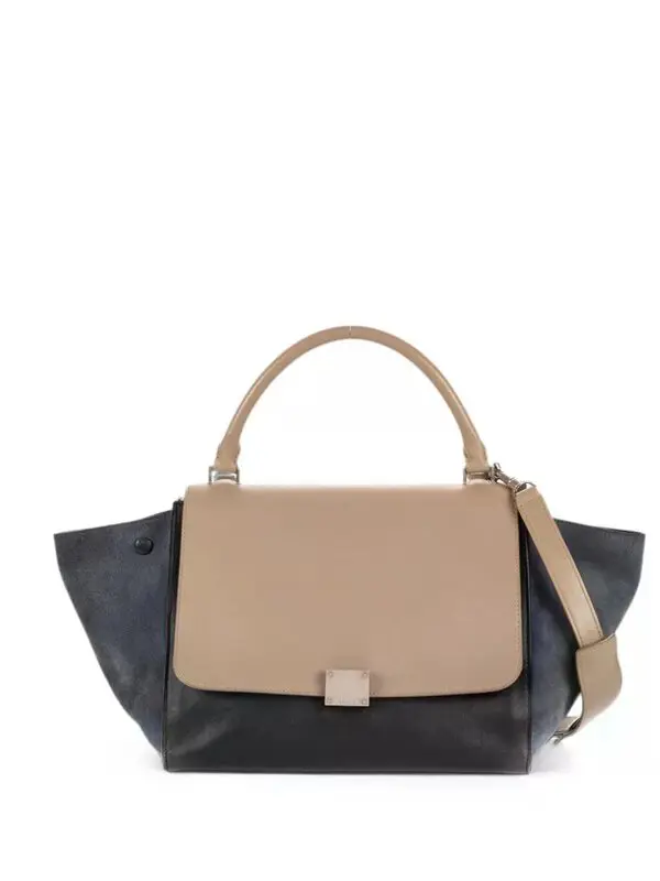 Celine Medium Trapeze Tote Bag - Grey