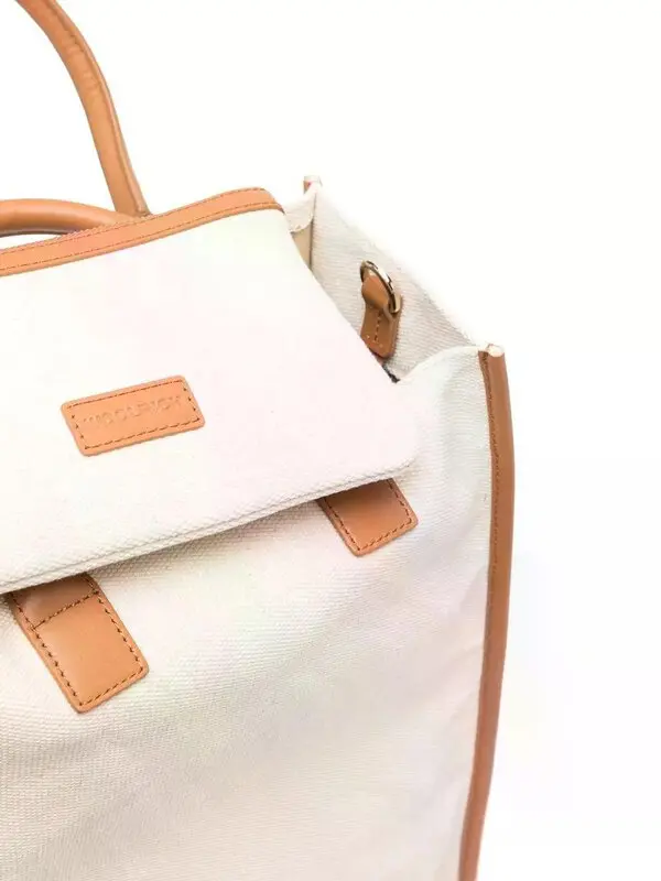 Woolrich Contrast-trim Canvas Tote Bag