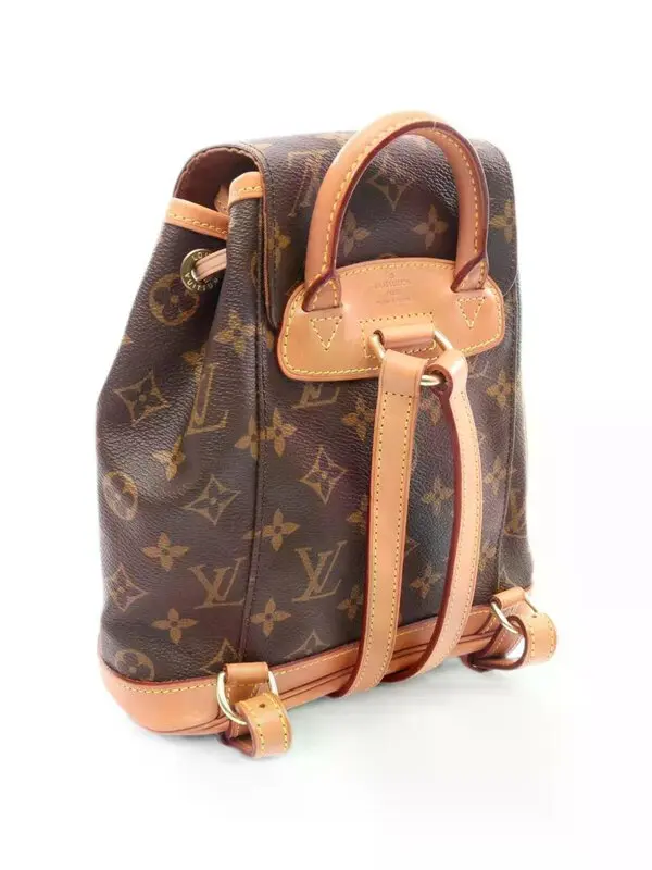 LOUIS VUITTON 1999 Mini Montsouris Monogram Backpack - Brown